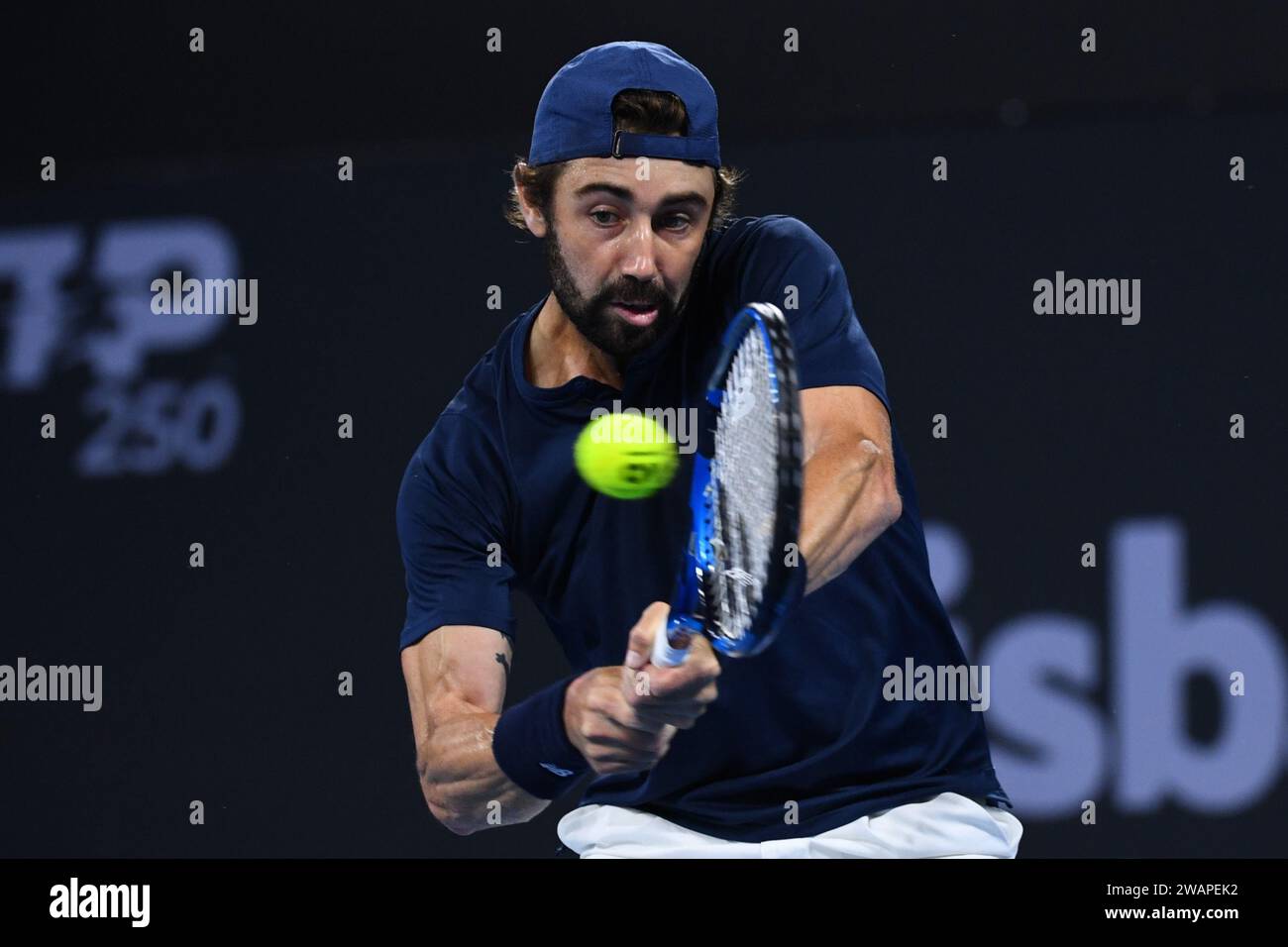 Brisbane, Australia. 06th Jan, 2024. Jordan Thompson of Australia in ...