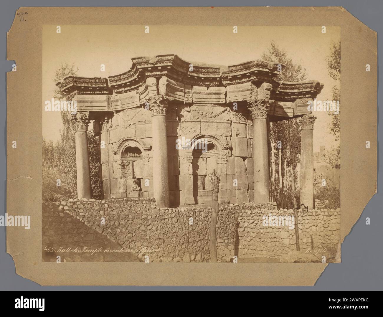 Tempel Van Venus Te Baalbek, Bonfils house, 1850 - 1900 photograph ...