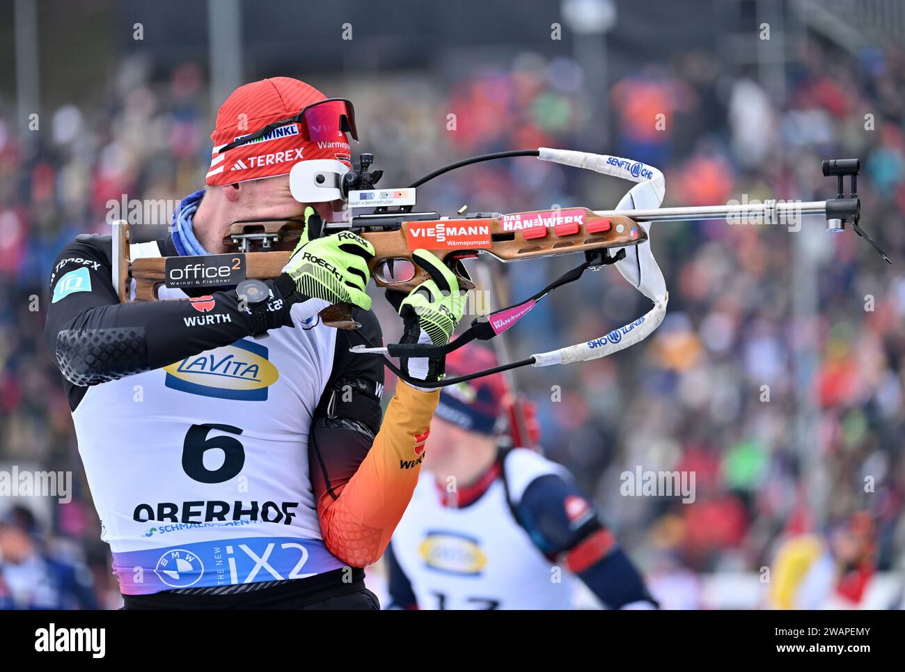 Oberhof, Germany. 06th Jan, 2024. Biathlon: World Cup, pursuit 12.5 km ...
