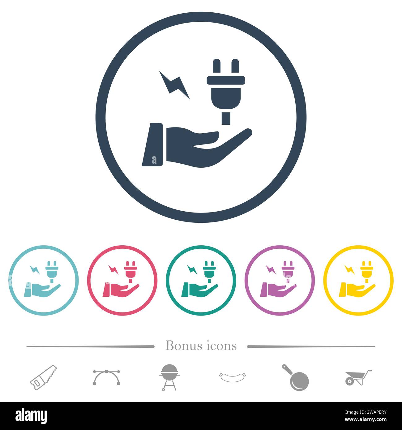 Service charge included Stock Vector Images - Alamy