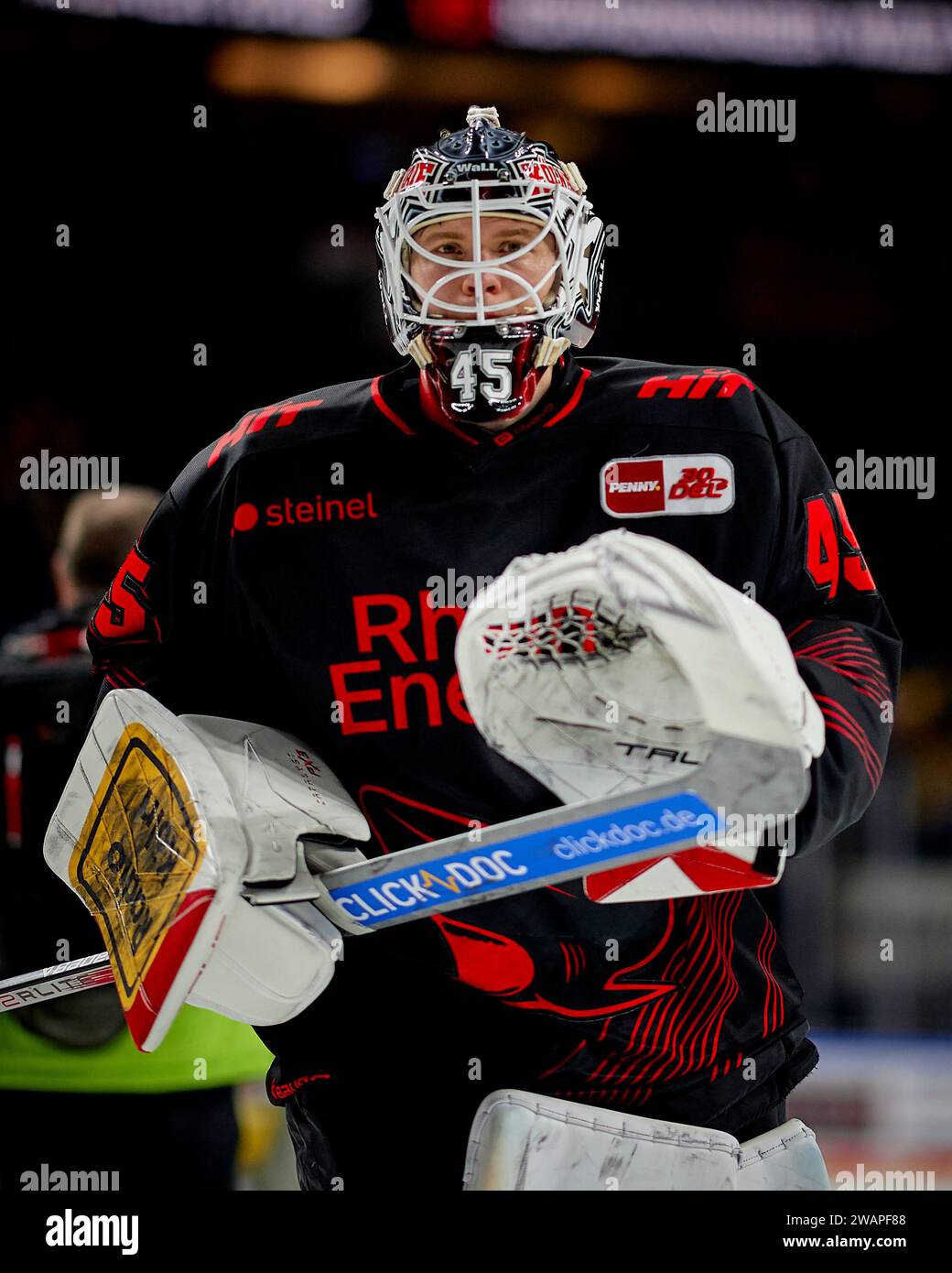 COLOGNE, GERMANY - 5 JANUARY, 2024: Tobias Ancicka, Hockey match of ...
