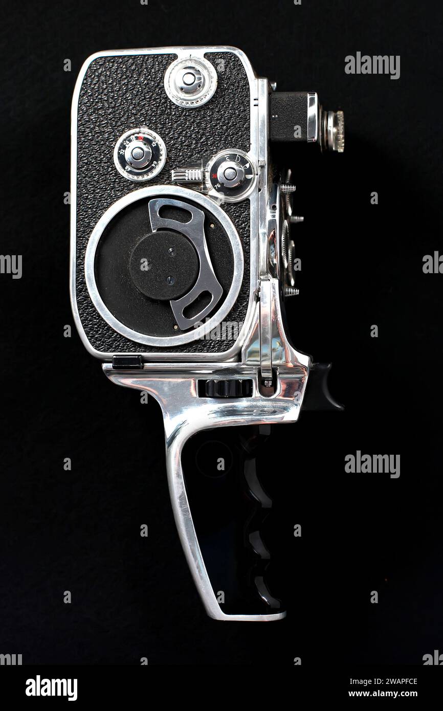 Vintage Swiss Bolex Paillard D8L Double 8mm cine camera from 1958 with ...