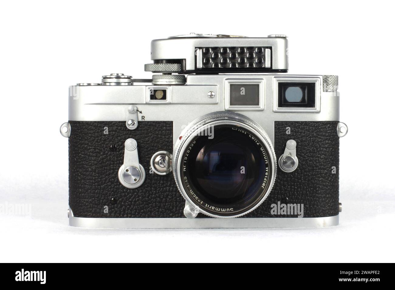 Vintage Leica M3 range finder camera with Leica Meter MC and Summarit ...