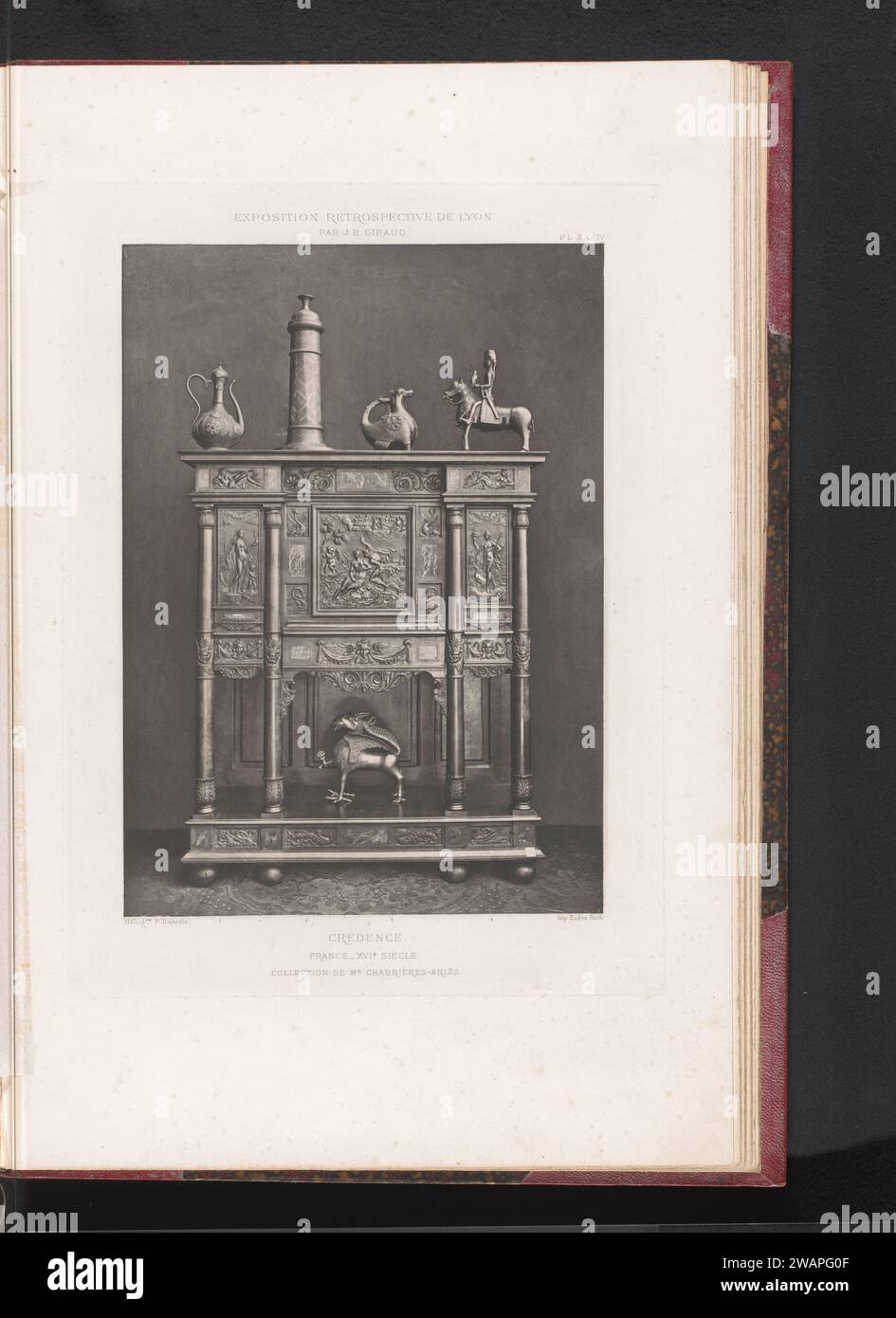 16th -century French sideboard of Hout, on the Exposition Rétrospective ...