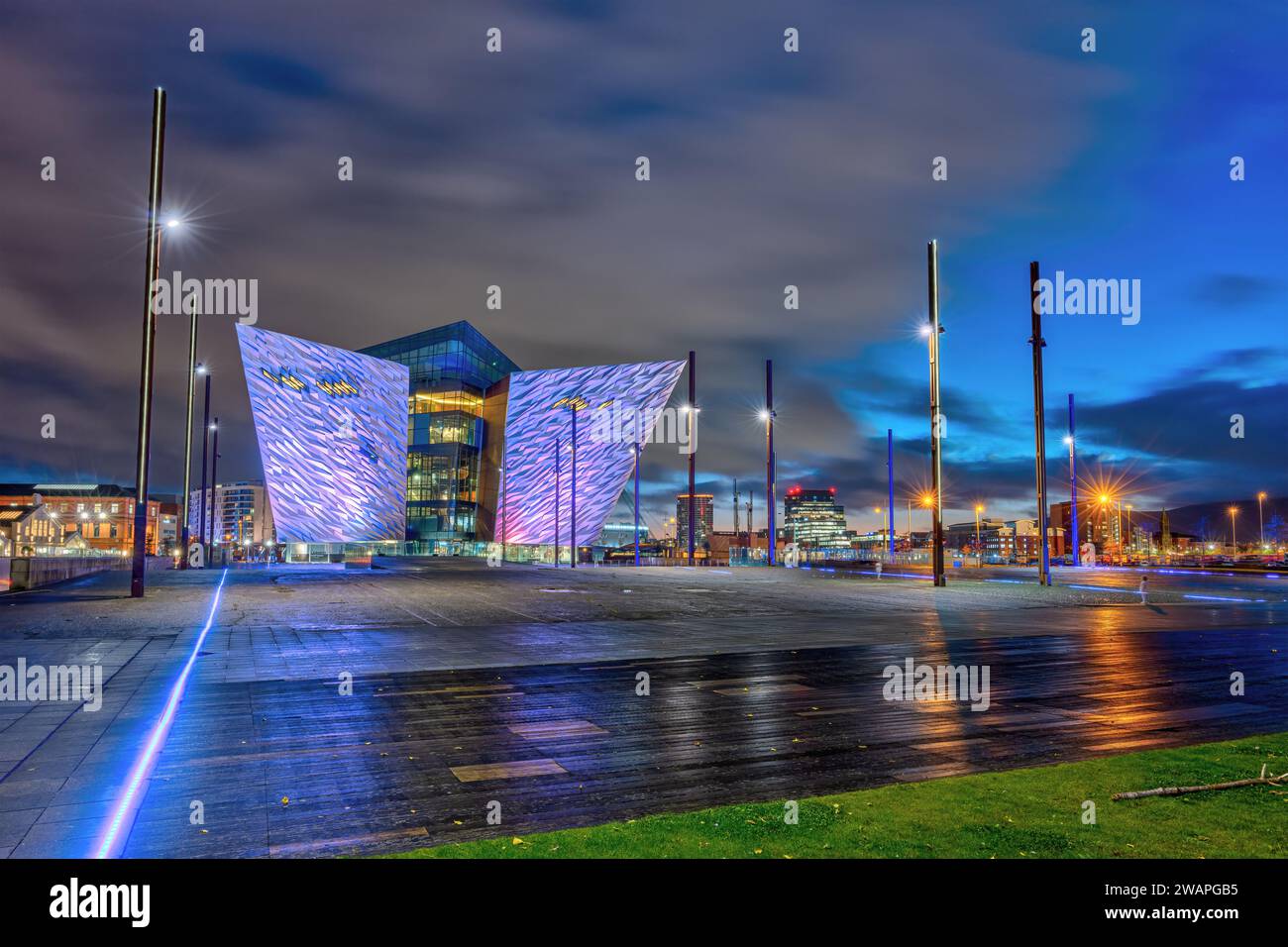 Belfast, Northern Ireland- November 3rd, 2023: The Titanic Belfast ...