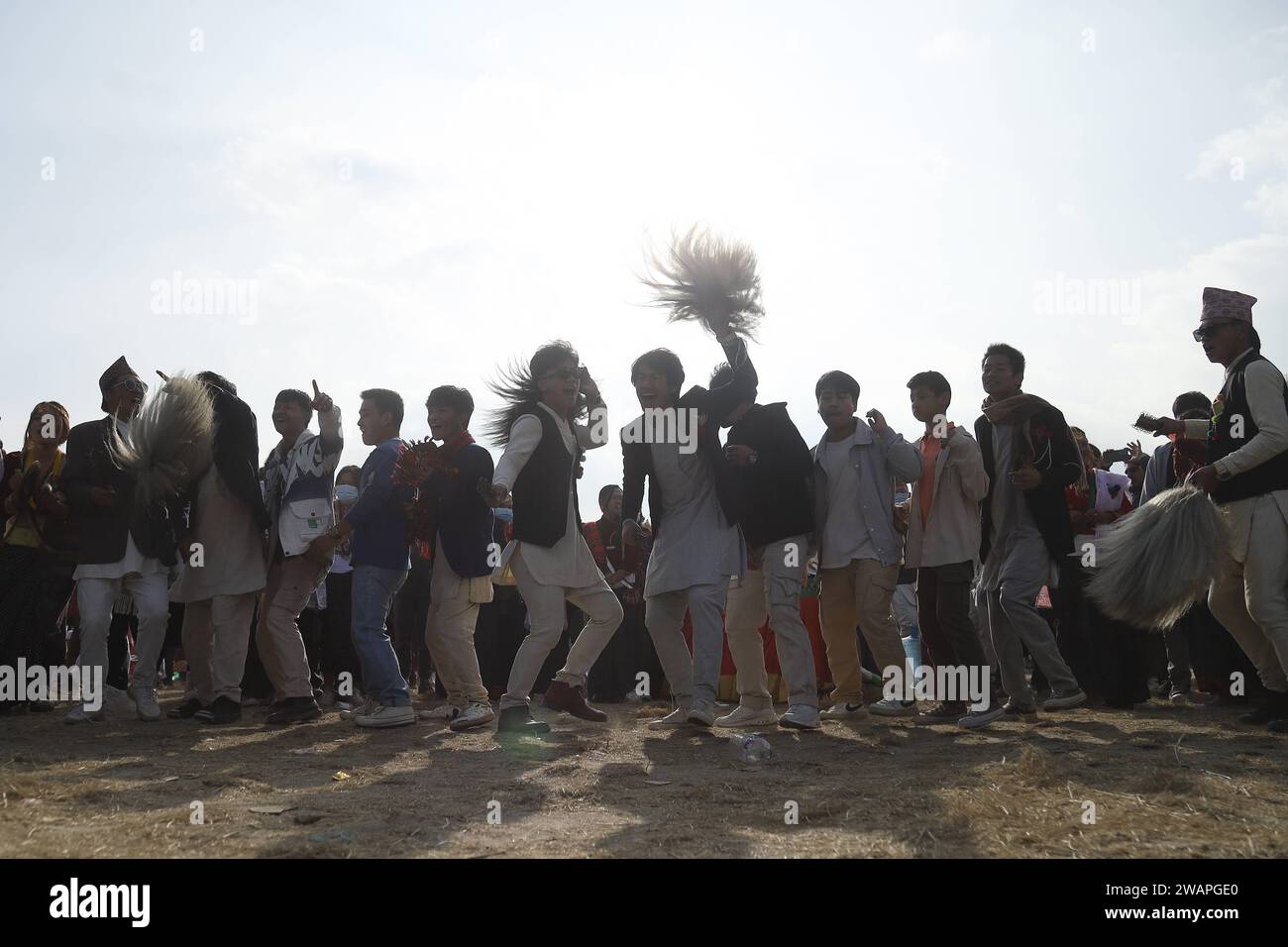 Sakela Udhauli Festival celebration in Nepal Members of Kirat Community ...