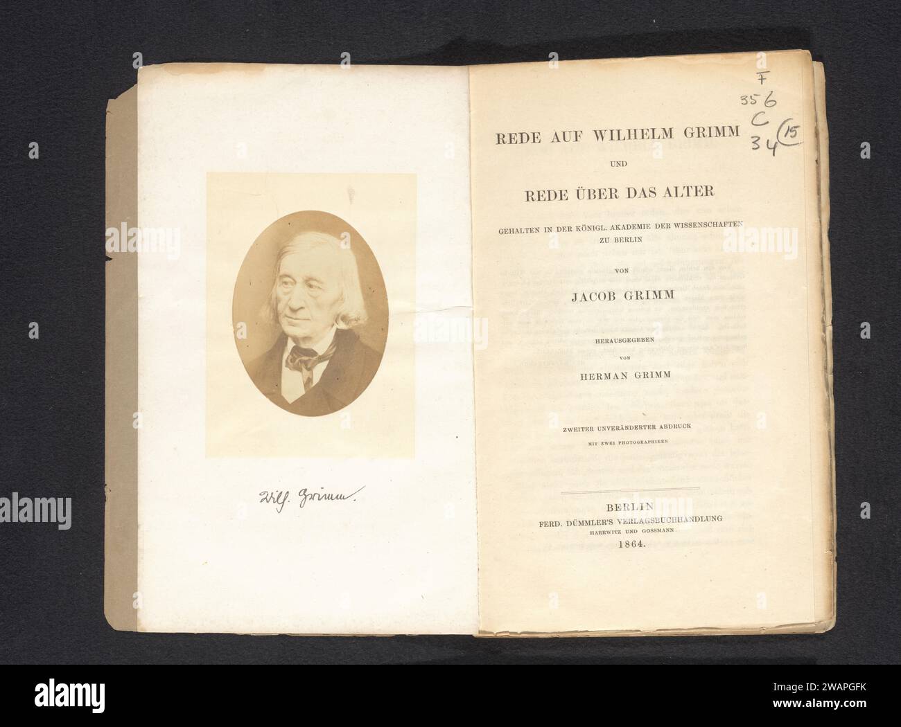 Speech on Wilhelm Grimm and talk about age, Jacob Ludwig Karl Grimm ...