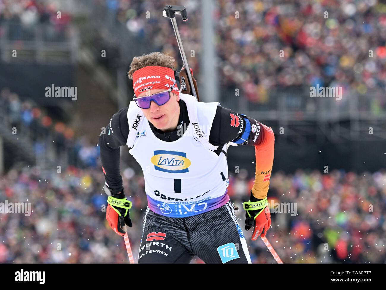 Lotto thuringia arena on the rennsteig hi-res stock photography and ...