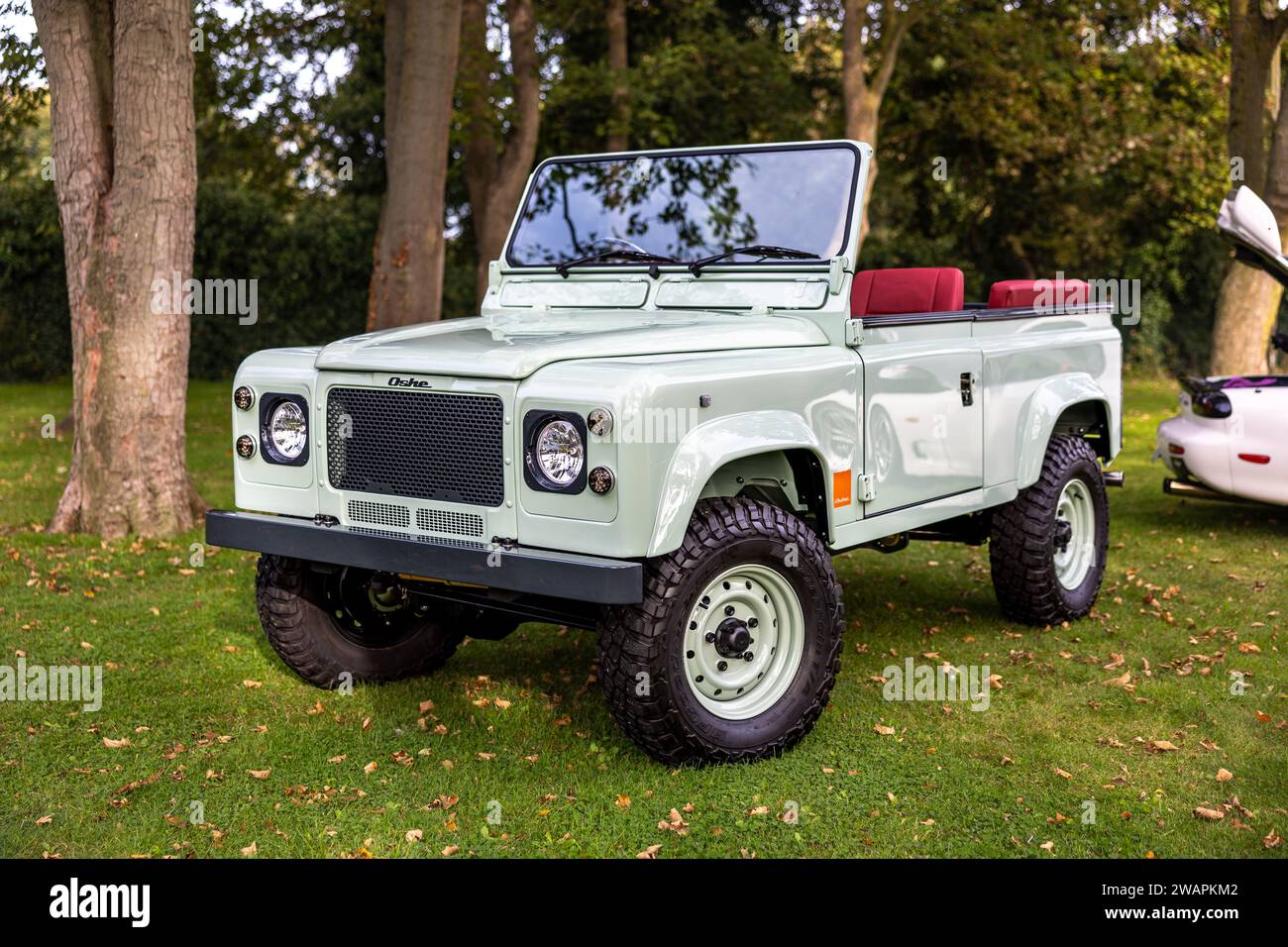 Oshe Okovango Land Rover Defender, on display at the Bicester Heritage ...