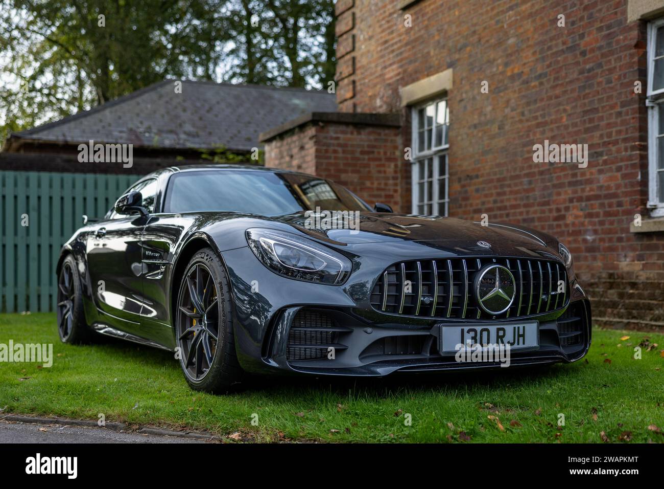2018 Mercedes-AMG GT R, on display at the Bicester Heritage Scramble on ...