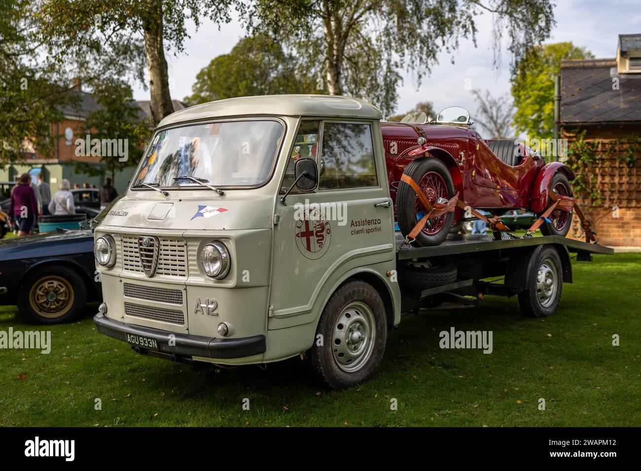 1974 Alfa Romeo A12, on display at the Bicester Heritage Scramble on ...