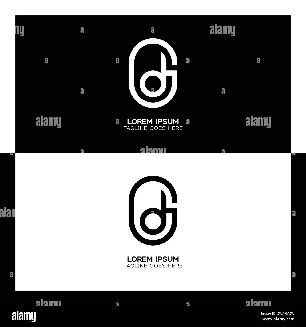 Gd logo design hi-res stock photography and images - Alamy