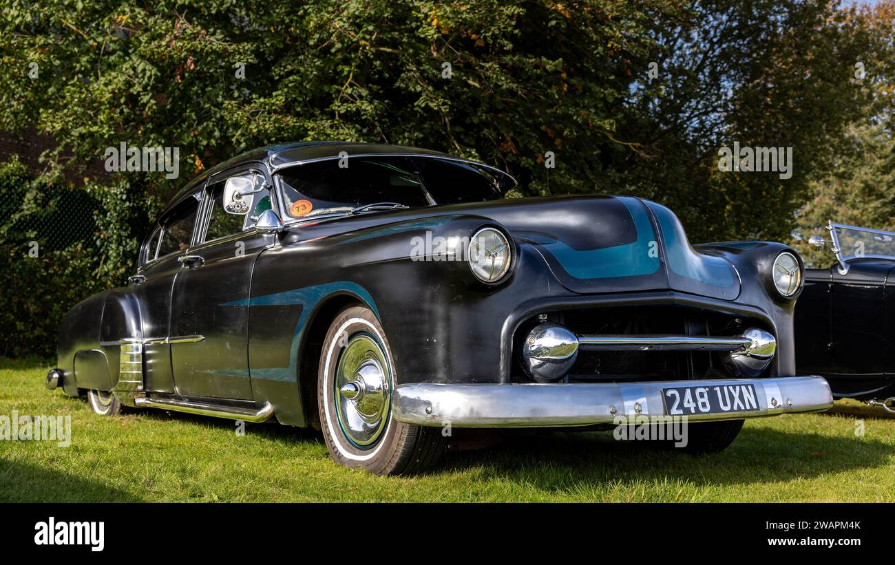 1950 Pontiac Streamliner, on display at the Bicester Heritage Scramble ...