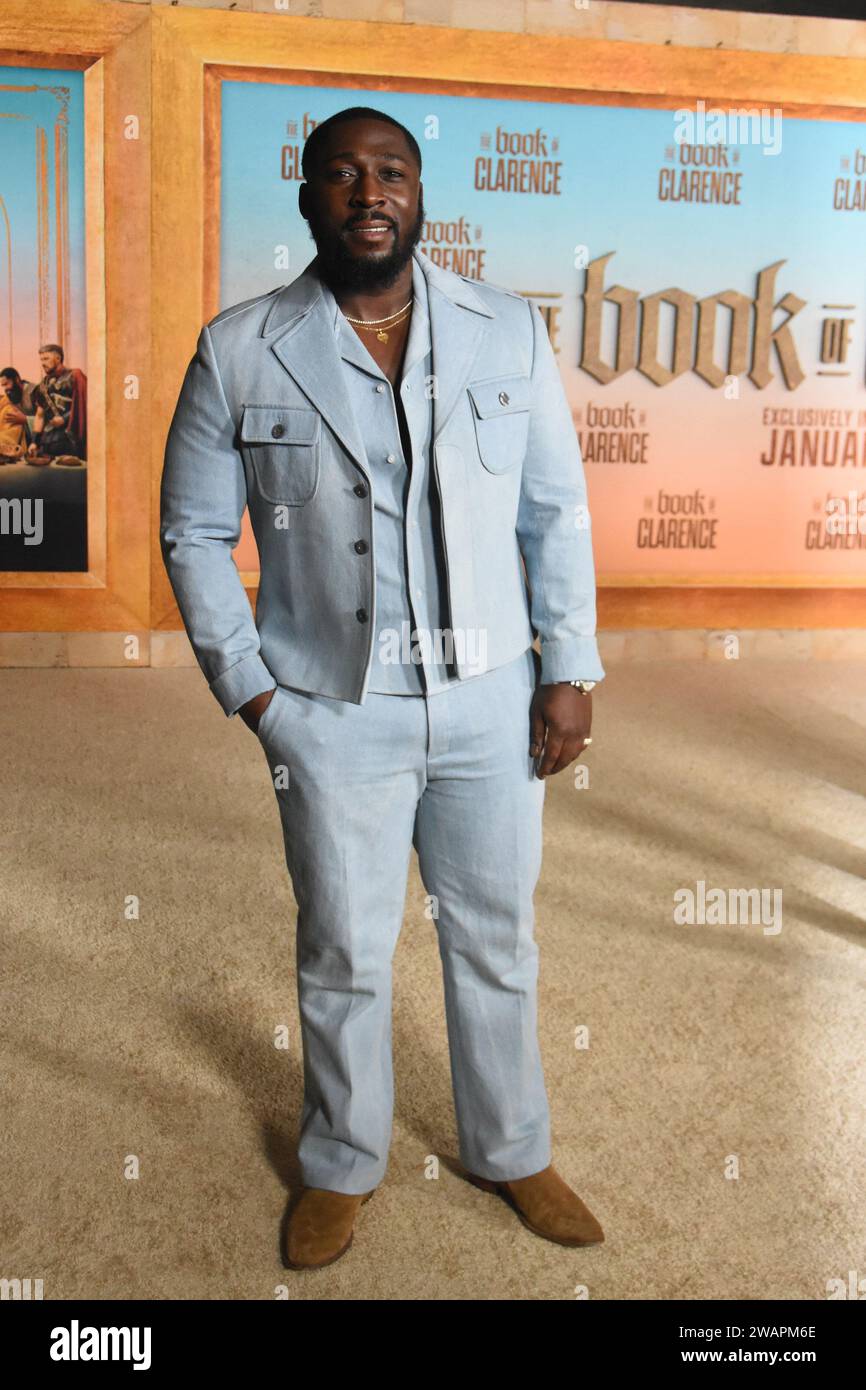 Los Angeles, California, USA 5th January 2024 Actor Eric Kofi-Abrefa ...