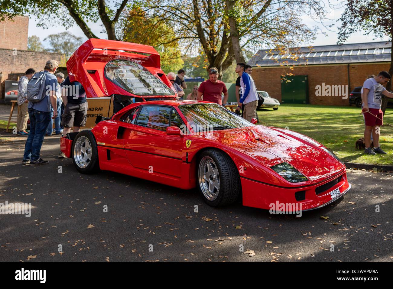 1991 Ferrari F40, on display at the Bicester Heritage Scramble on 8th ...