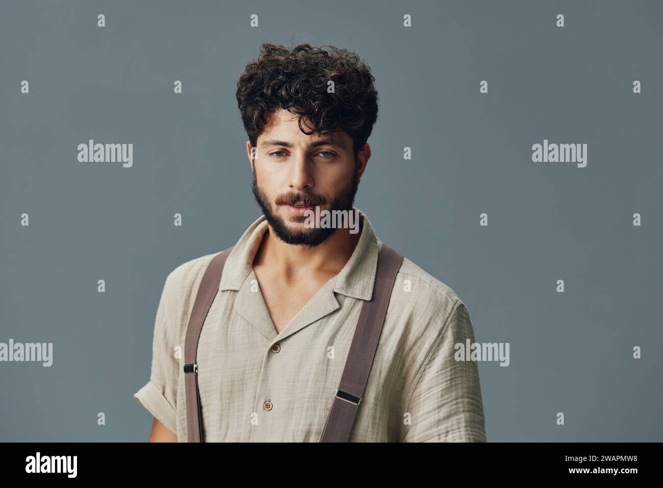 Model handsome men portrait background face person guy isolated hair ...