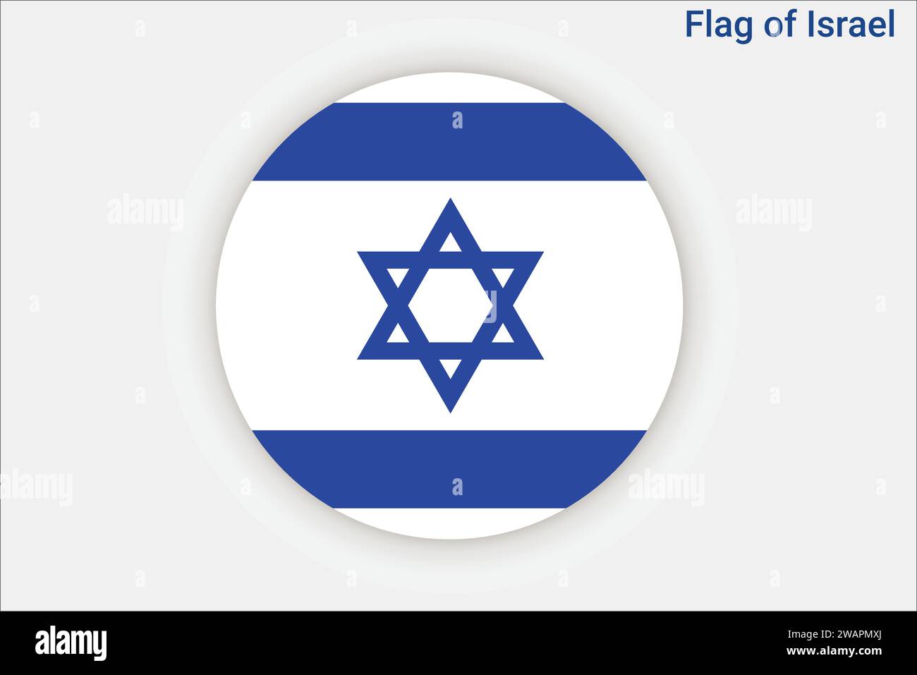 High detailed flag of Israel. National Israel flag. Asia. 3D ...