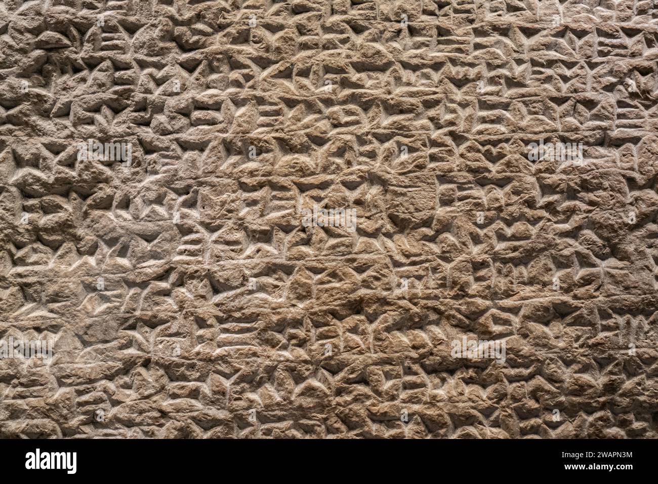 Limestone inscription from the 650-627 BCE of Assyrian King ...