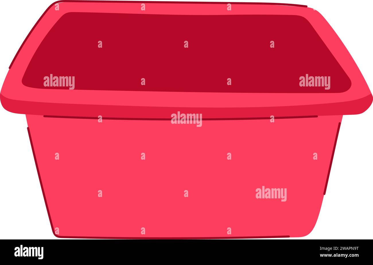 tub basin plastic cartoon vector illustration Stock Vector Image & Art ...