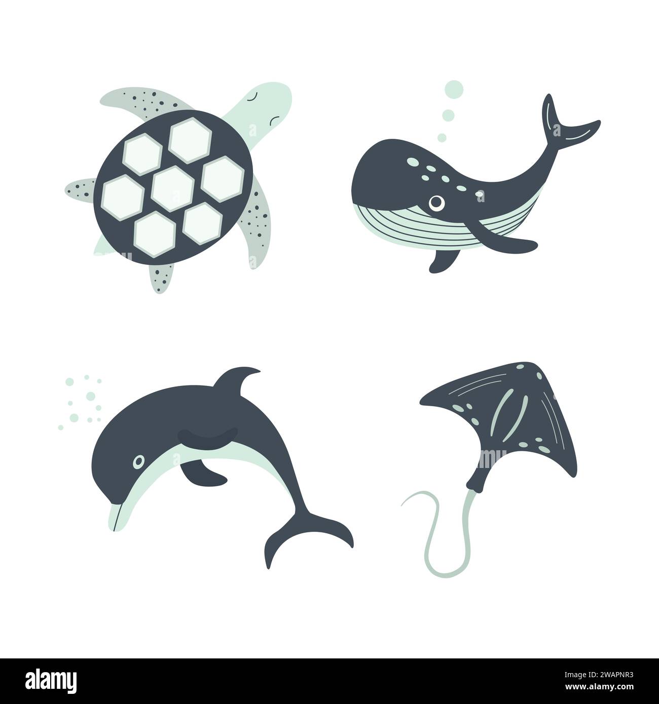 Stingray clipart Cut Out Stock Images & Pictures - Alamy
