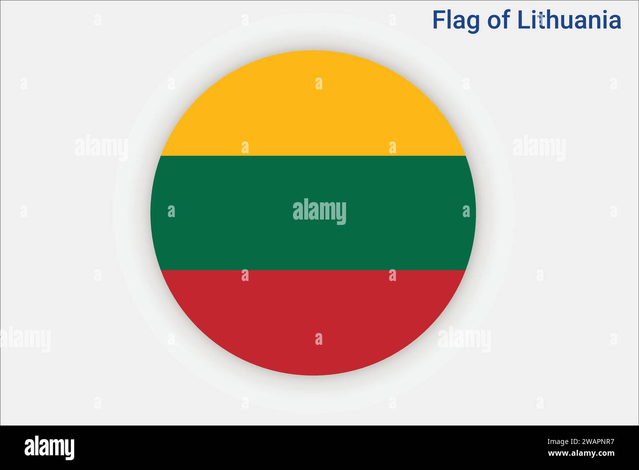 High detailed flag of Lithuania. National Lithuania flag. Europe. 3D ...