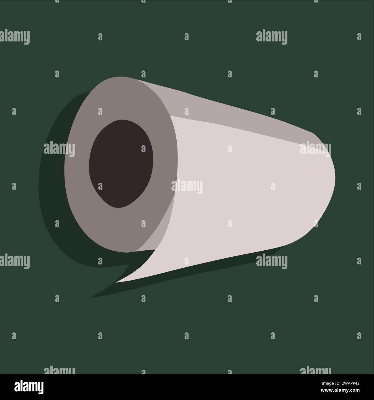 Vector isolated illustration of paper towels Stock Vector Image & Art ...