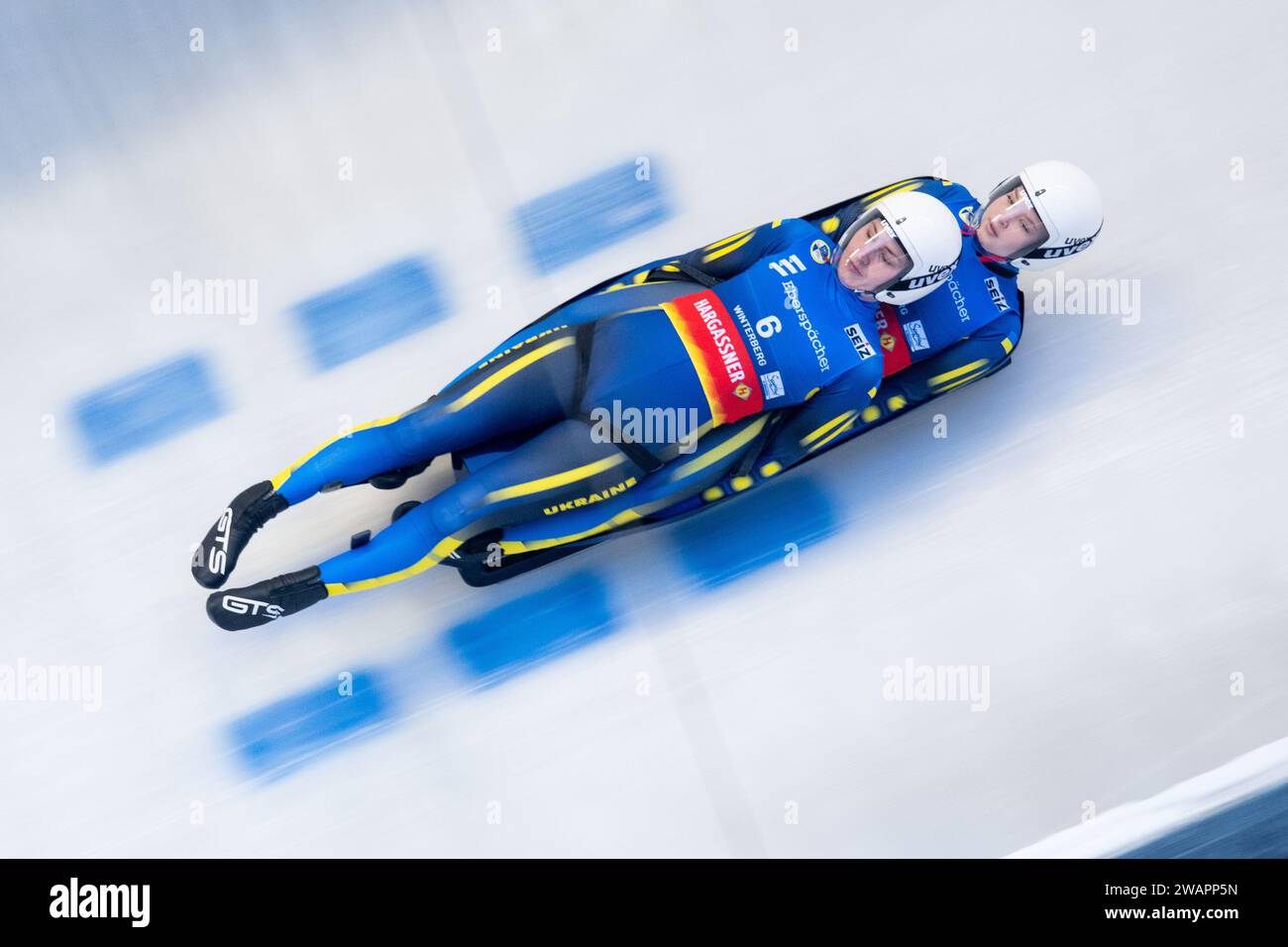 Winterberg, Germany. 06th Jan, 2024. Luge: World Cup: Doubles, women ...
