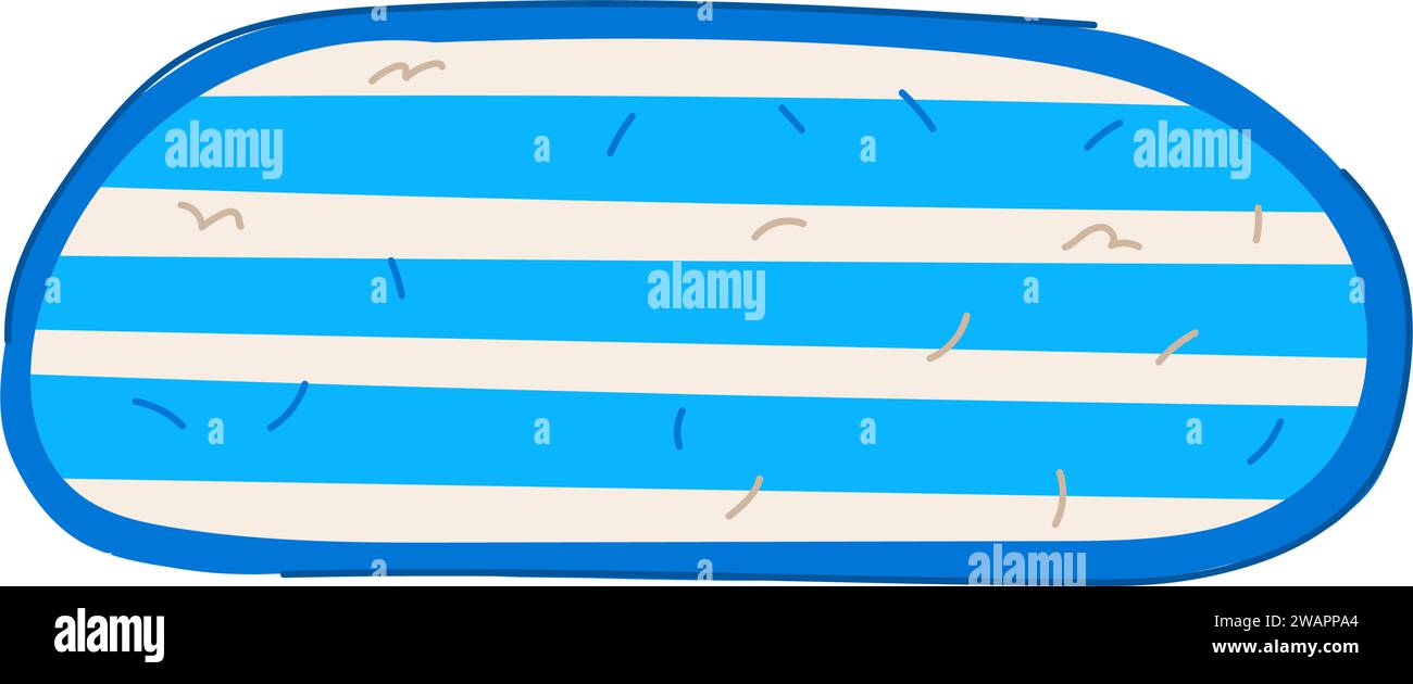 roll bath mat cartoon vector illustration Stock Vector Image & Art - Alamy