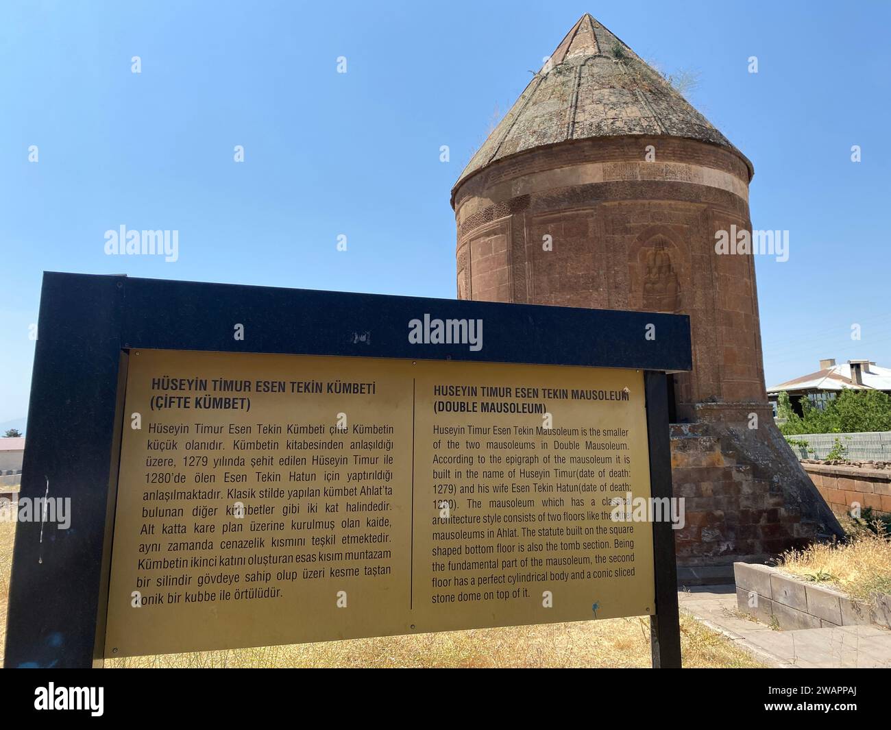 Located in Ahlat, Turkey, the Twin Vaults were built in the 13th ...
