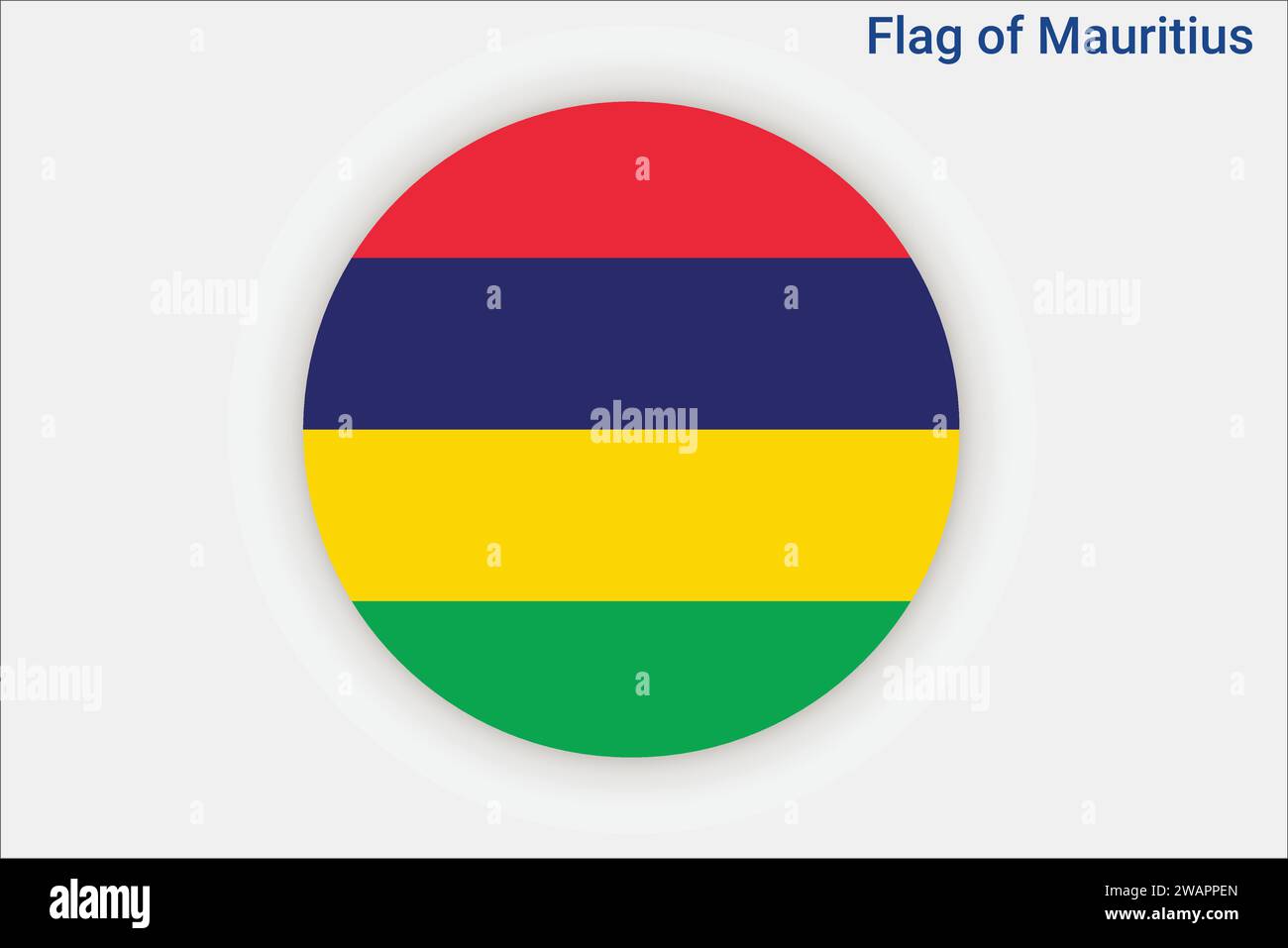 Mauritius flag hi-res stock photography and images - Alamy