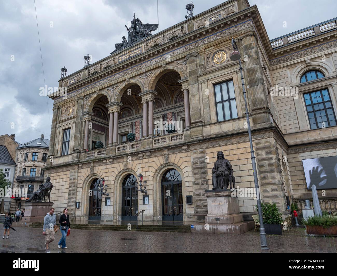 The Royal Theatre (National stage Of Denmark) on Kongens Nytorv in ...