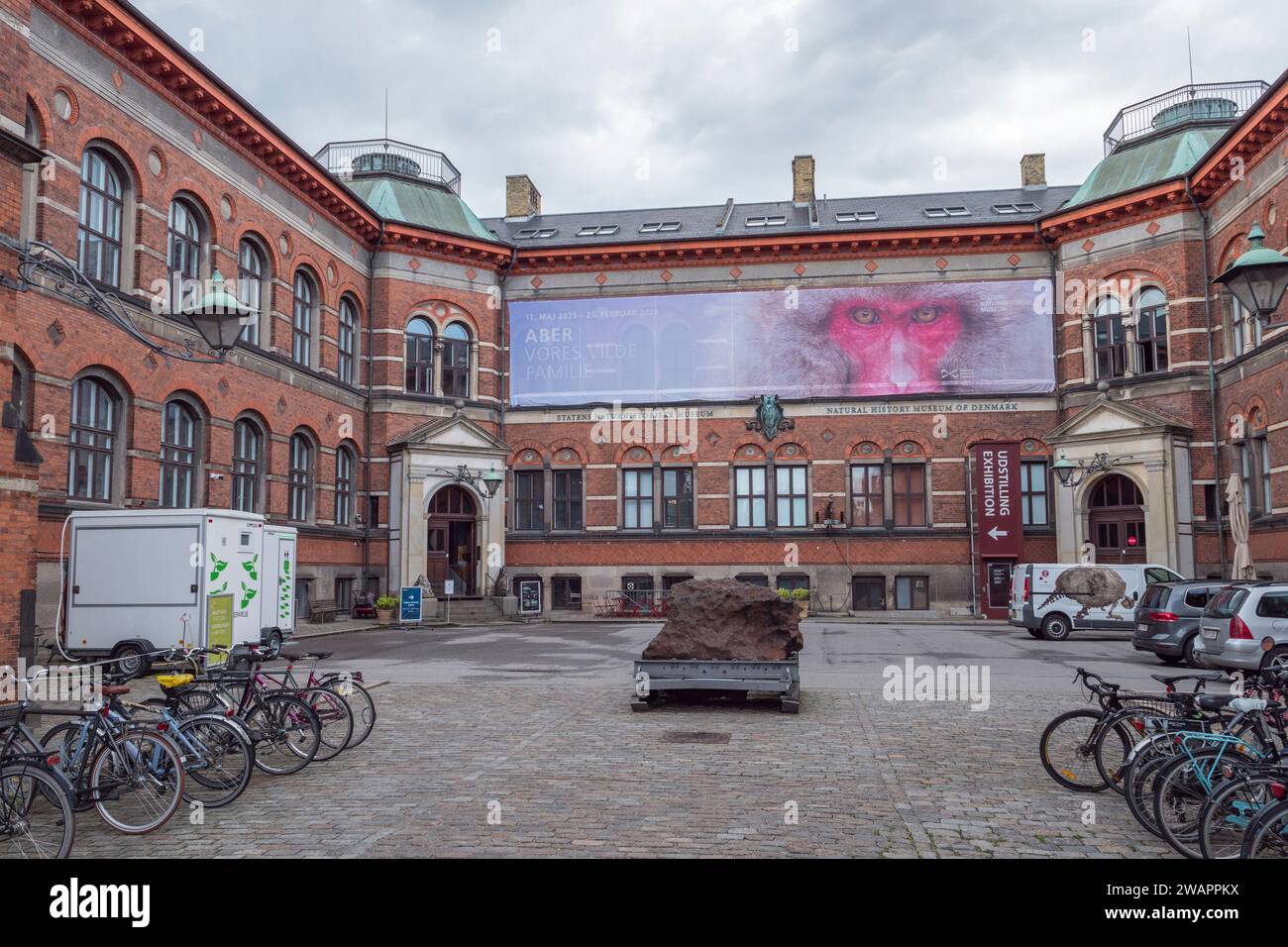 The courtyard of the Museum of Natural History (Statens Naturhistoriske ...