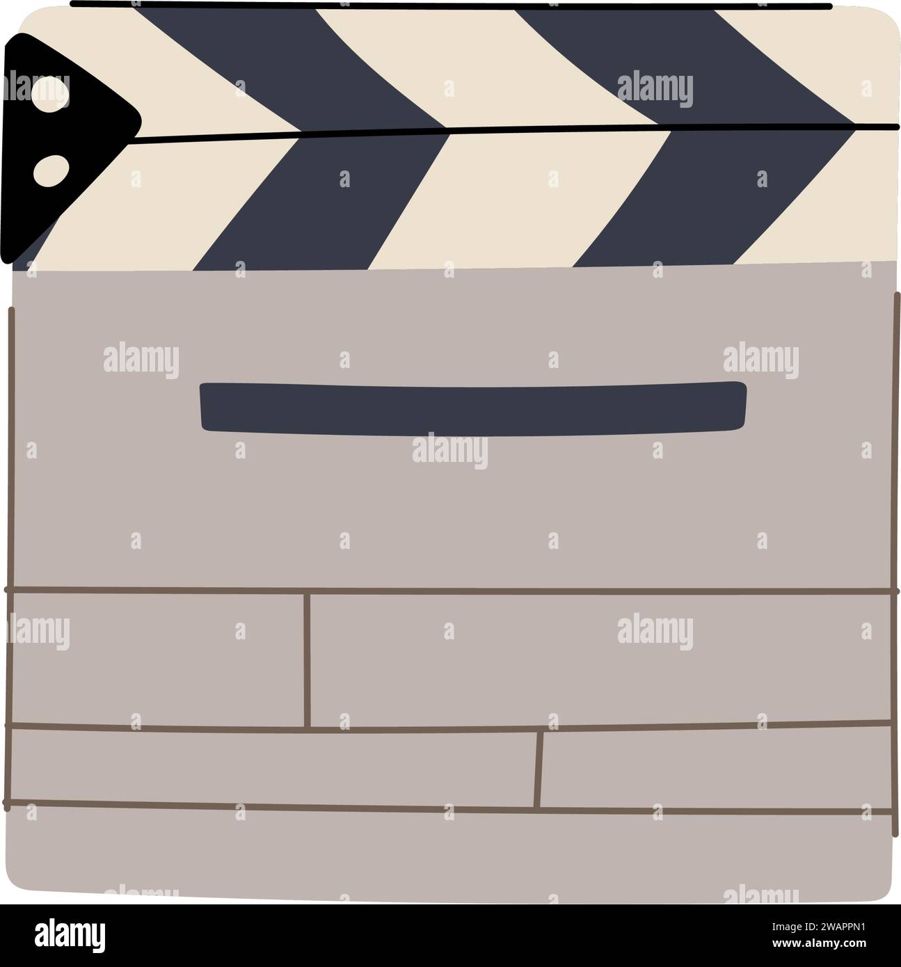 board clapperboard cartoon vector illustration Stock Vector Image & Art ...