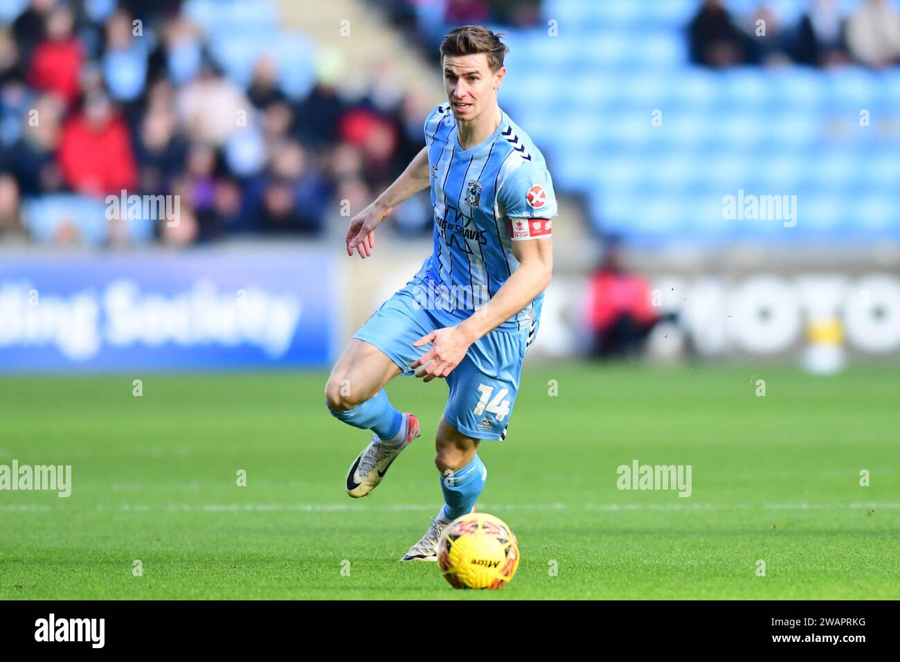 Coventry on Saturday 6th January 2024. Coventry, UK. 6th Jan 2024. Ben ...