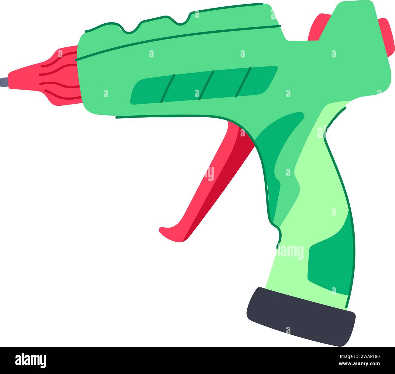 top glue gun cartoon vector illustration Stock Vector Image & Art - Alamy