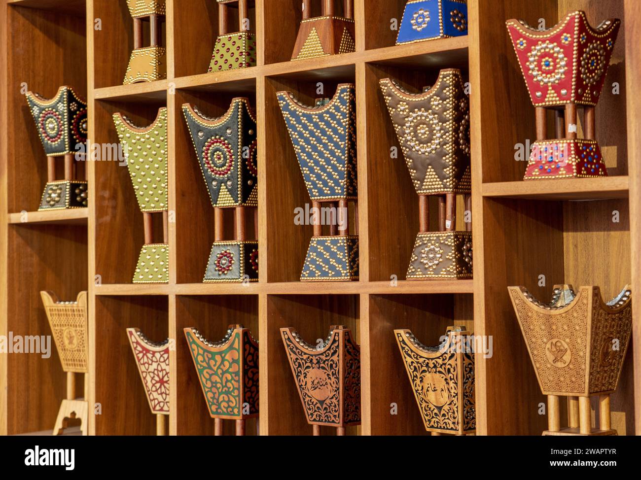 multiple Bakhoor burner Stand or oud burner Stand Stock Photo - Alamy