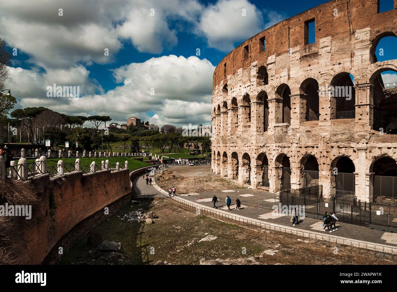 Beautiful scene colosseum in hi-res stock photography and images - Alamy