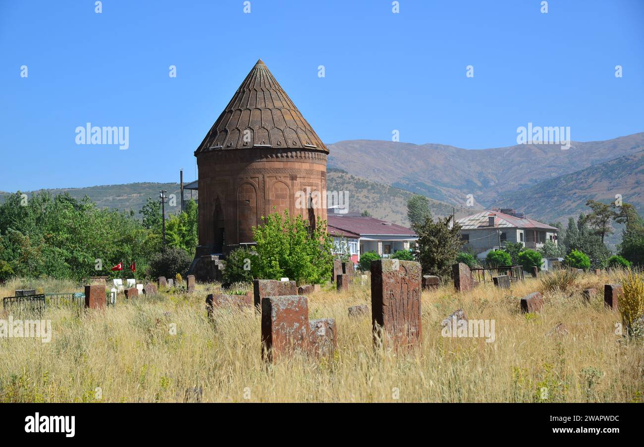 Kalender Baba Tomb, located in Guroymak, Turkey, was built in the 11th ...