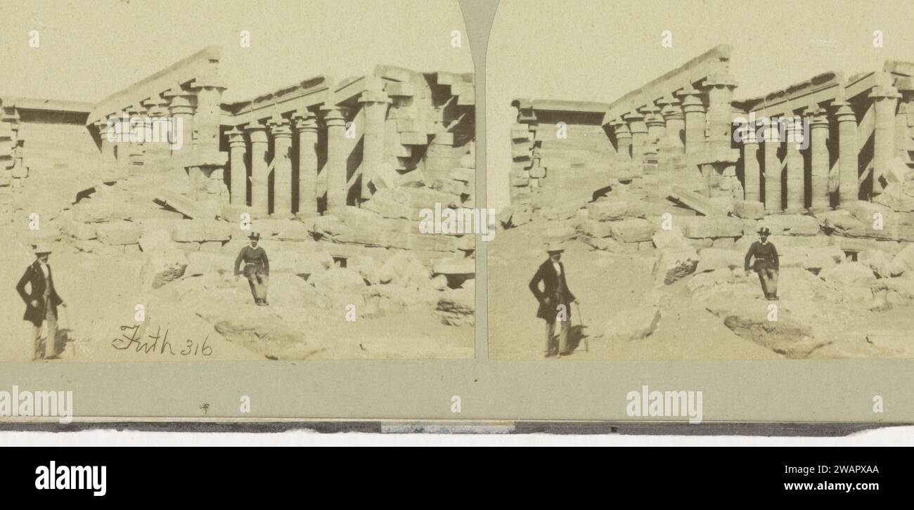 Temple of Kalabsje, Egypt, Francis Frith, 1856 - 1860 photograph ...
