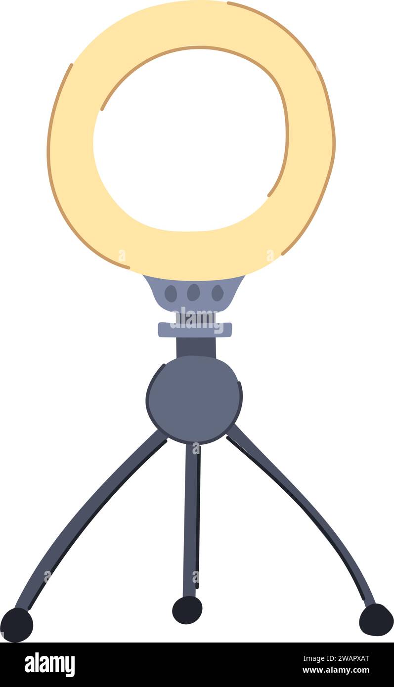 circle light ring cartoon vector illustration Stock Vector Image & Art ...