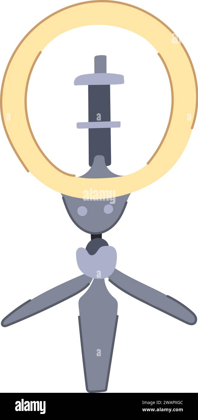 blue light ring cartoon vector illustration Stock Vector Image & Art ...