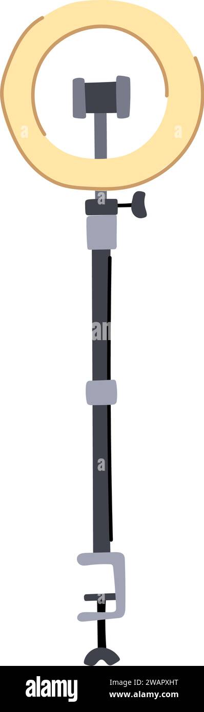 neon light ring cartoon vector illustration Stock Vector Image & Art ...