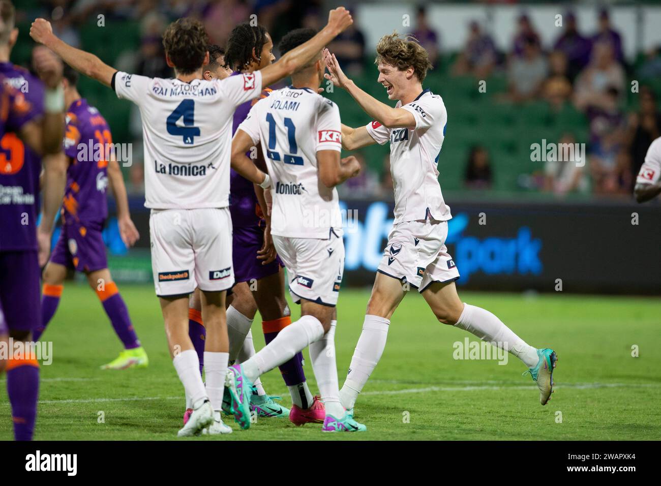 6th January 2024; HBF Park, Perth, Western Australia, Australia; A-League Football, Perth Glory ...