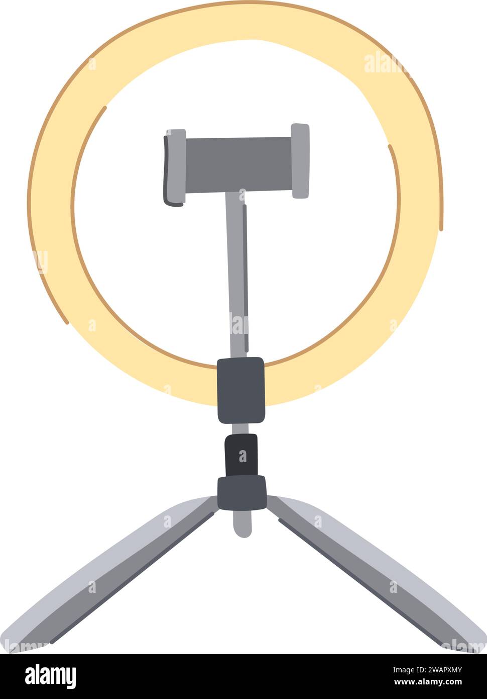 glow light ring cartoon vector illustration Stock Vector Image & Art ...