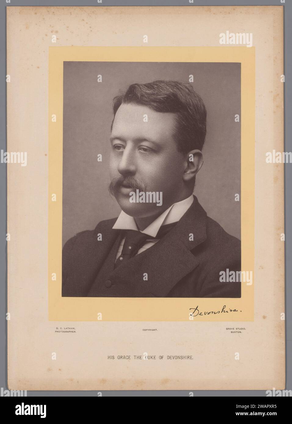 Portrait of the Duke of Devonshire, England, in or after 1891 - c. 1900 ...