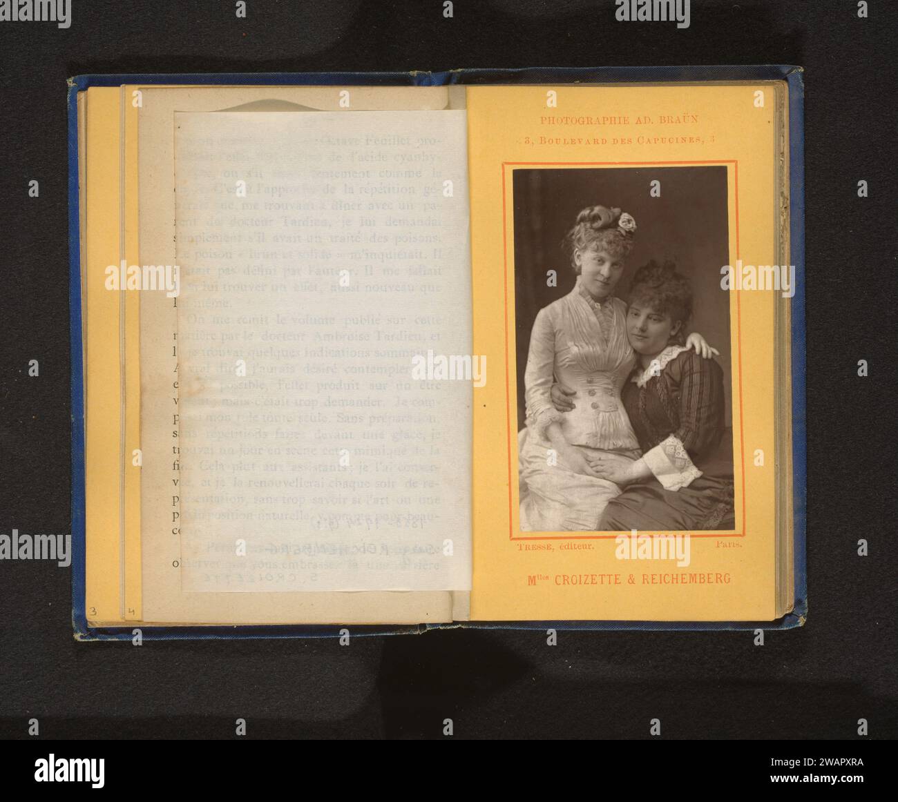 Portrait van Sophie Croizette en Suzanne Reichenberg, Adolphe Braun ...