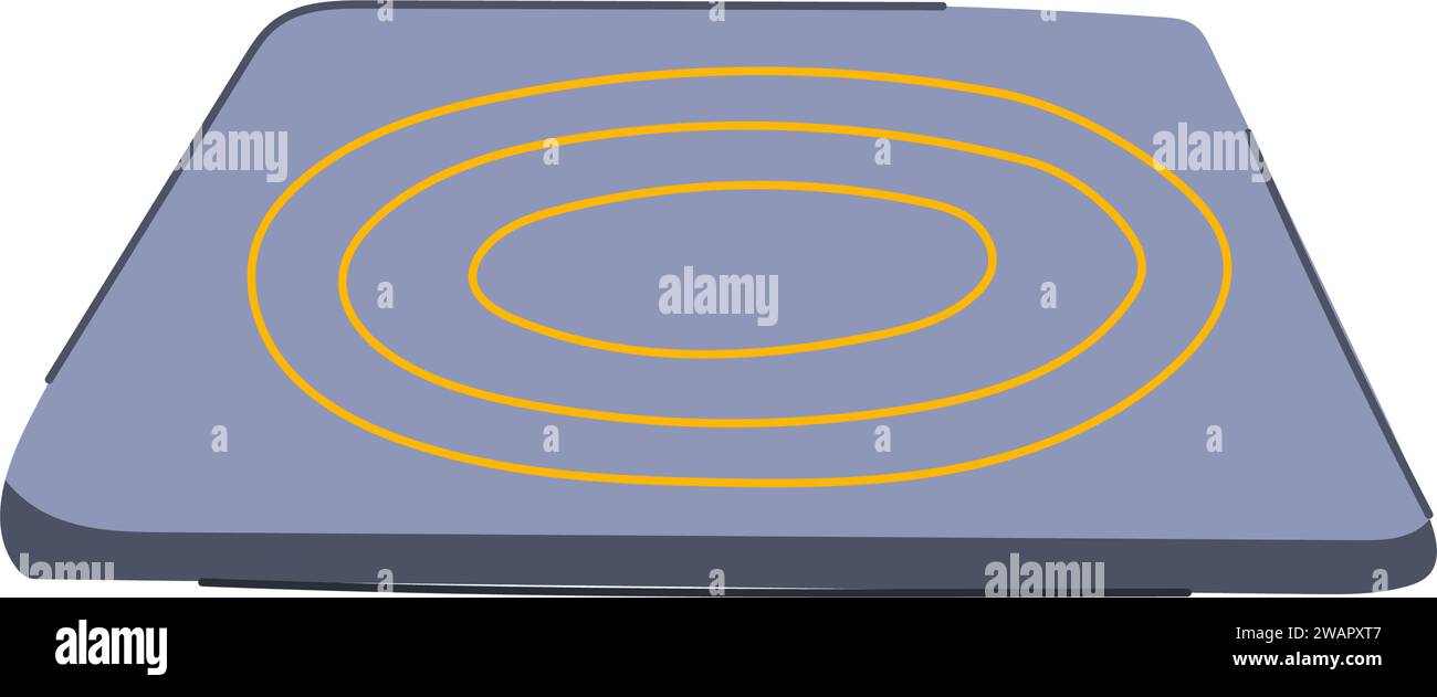 table mouse pad cartoon vector illustration Stock Vector Image & Art ...