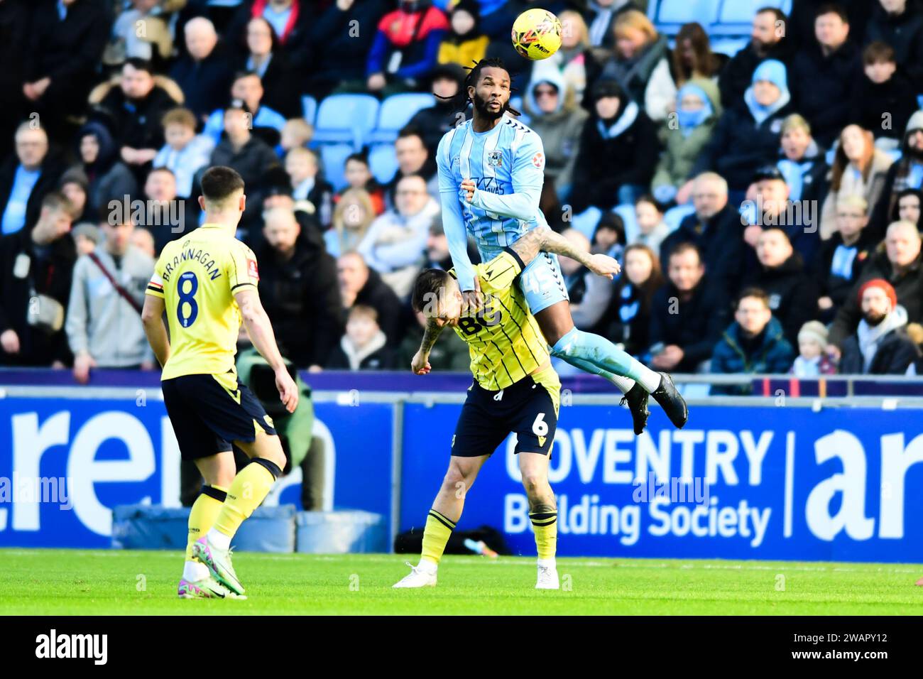 Coventry on Saturday 6th January 2024. Coventry, UK. 6th Jan 2024. Josh ...
