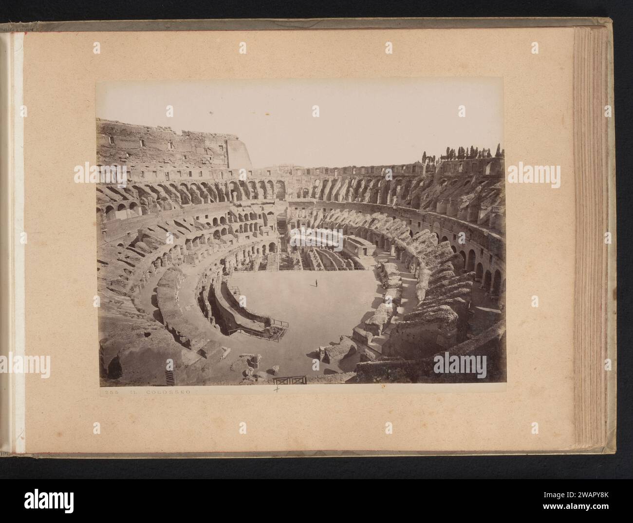 Interior of the Colosseum in Rome, Anonymous, 1870 - c. 1895 photograph ...