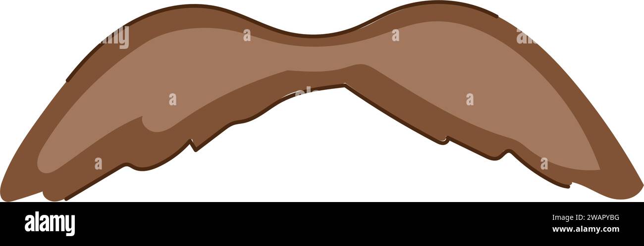 moustache moustaches cartoon vector illustration Stock Vector Image ...